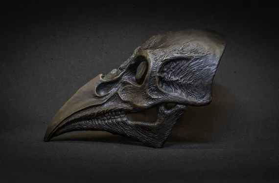 Plague Doctor mask bird skull with movable jaw by AnotherFaceCraft ...